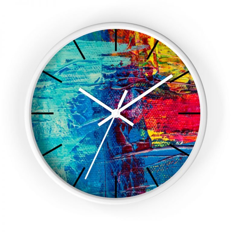 Abstract Painting Style | Wall Clocks - Clarita